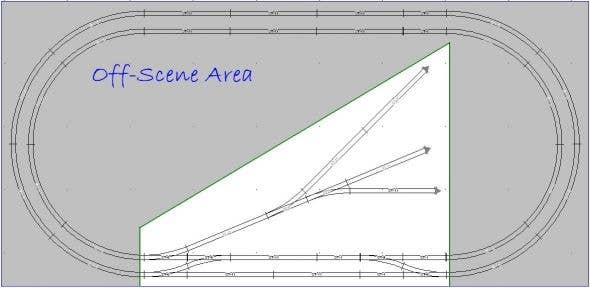 Model Train N Scale 2×4 Double Oval Track Plans - HobbyLark