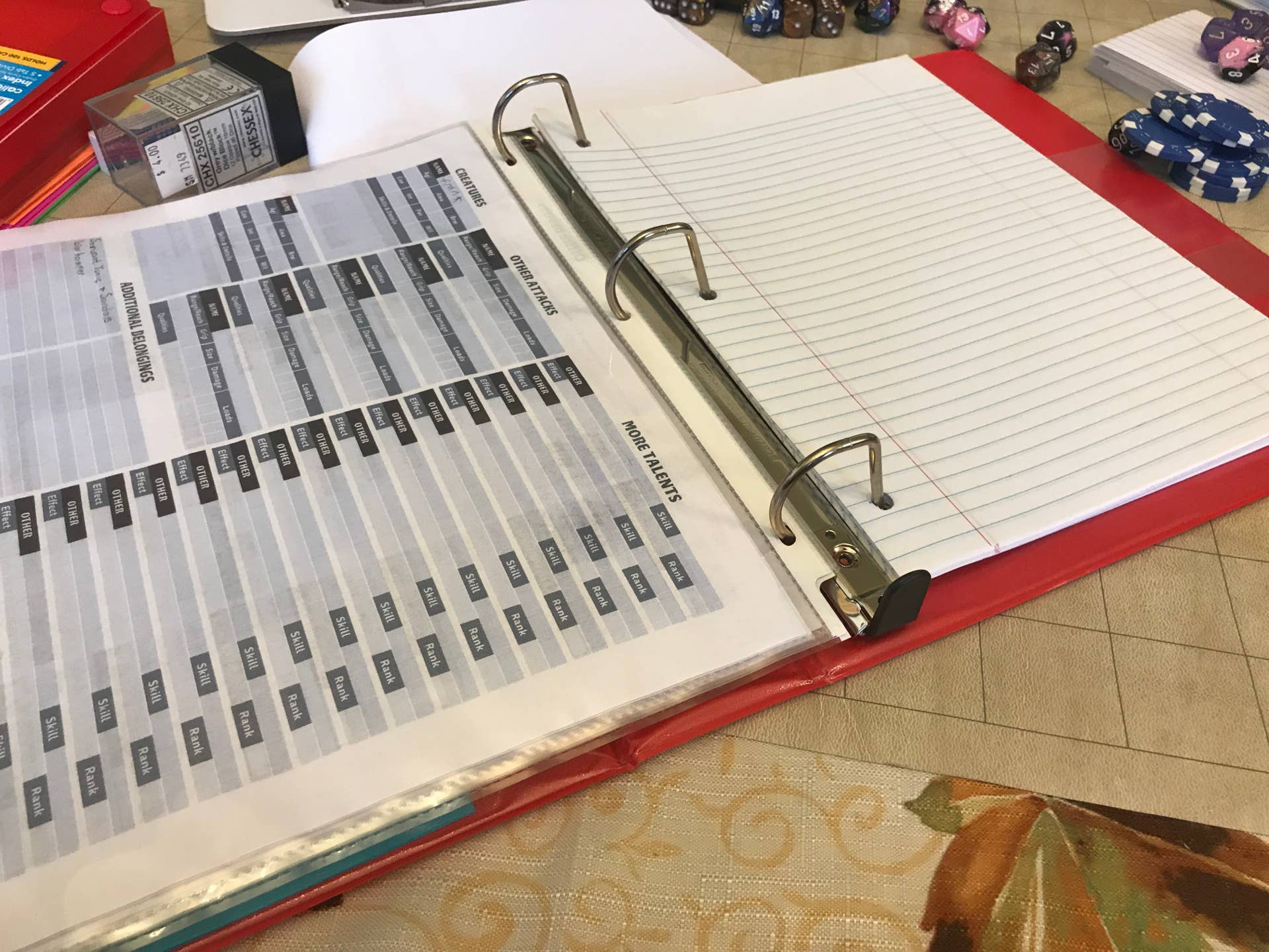 Tabletop Roleplaying Game Player Aids - HobbyLark