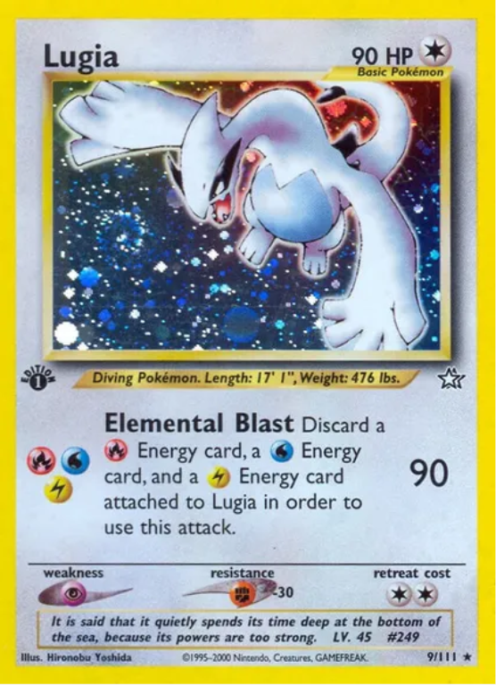 Pokémon TCG: 5 of the Rarest and Most Valuable Lugia Cards - HobbyLark