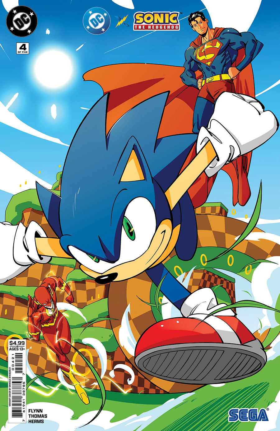 NYCC 2025’s “Flash Sonic” Moment: The 5 DC × Sonic Variant Covers to ...